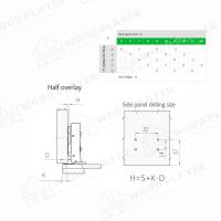 China 3D Adjustable Soft Close Cabinet Door Hinge 35mm Cup Hydraulic Damping Hinge for sale