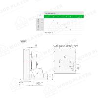 China 15-25mm Full Overlay Cabinet Hinges Two Way Soft Close 35mm Cup Hydraulic Hinge for sale