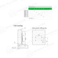 China 15-25mm Full Overlay Cabinet Hinges Two Way Soft Close 35mm Cup Hydraulic Hinge for sale