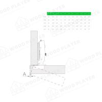 China 15-25mm Full Overlay Cabinet Hinges Two Way Soft Close 35mm Cup Hydraulic Hinge for sale