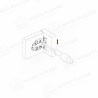China Clip-on Hydraulic Hinge Soft Close Hidden Door Gate Brass Aluminium Steel 35mm Cup 100° Opening for sale