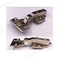 China Clip-on Hydraulic Hinge Soft Close Hidden Door Gate Brass Aluminium Steel 35mm Cup 100° Opening for sale