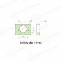 China K3 Series Clip-on Hydraulic Hinge 35mm Cup Soft Close for Kitchen Drawer Cabinet for sale