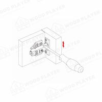 China K3 Series Clip-on Hydraulic Hinge 35mm Cup Soft Close for Kitchen Drawer Cabinet for sale