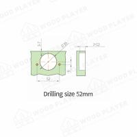 China K3 Series Clip-on Hydraulic Hinge 35mm Cup Soft Close for Kitchen Drawer Cabinet for sale