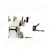 China 4 Hole Plate Hydraulic Hinge Half Overlay Soft Close Cabinet Hardware 35mm Cup for sale