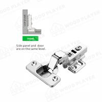 China 100 Degree Grade 3 Cabinet Door Hydraulic Hinge Soft Close Clip On Concealed 35mm Cup 1.2mm Arm for sale