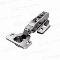 China Stainless Steel 201 Two Way Soft Close Folding Cabinet Door Hinge 35mm Cup 100 Degree for sale