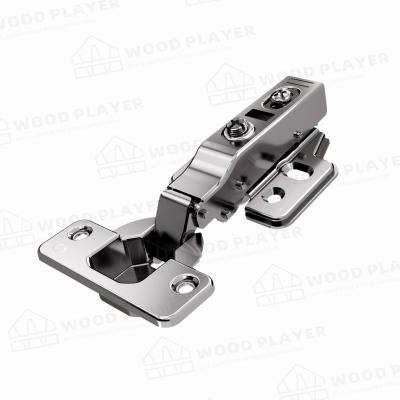 China Stainless Steel 201 Two Way Soft Close Folding Cabinet Door Hinge 35mm Cup 100 Degree for sale