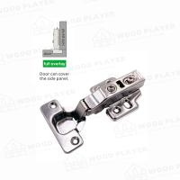 China Stainless Steel 201 Two Way Soft Close Folding Cabinet Door Hinge 35mm Cup 100 Degree for sale