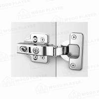 China Stainless Steel 201 Two Way Soft Close Folding Cabinet Door Hinge 35mm Cup 100 Degree for sale