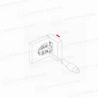 China 11.5mm Cup Depth Two Way Gate Hinge Stainless Steel 201 Soft Close 35mm Cup for sale
