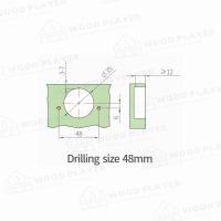 China 11.5mm Cup Depth Two Way Gate Hinge Stainless Steel 201 Soft Close 35mm Cup for sale