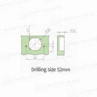China 11.5mm Cup Depth Two Way Gate Hinge Stainless Steel 201 Soft Close 35mm Cup for sale