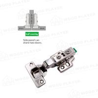 China 11.5mm Cup Depth Two Way Gate Hinge Stainless Steel 201 Soft Close 35mm Cup for sale