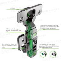 China 11.5mm Cup Depth Two Way Gate Hinge Stainless Steel 201 Soft Close 35mm Cup for sale