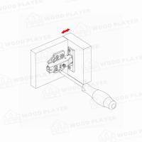 China 0.7mm Thick 35mm Cup Butterfly Hinge Soft Close Furniture Cabinet Hardware Fittings for sale