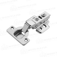 China 0.7mm Thick 35mm Cup Butterfly Hinge Soft Close Furniture Cabinet Hardware Fittings for sale
