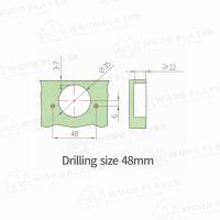 China 0.7mm Thick 35mm Cup Butterfly Hinge Soft Close Furniture Cabinet Hardware Fittings for sale