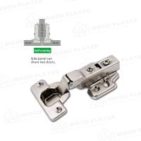 China 0.7mm Thick 35mm Cup Butterfly Hinge Soft Close Furniture Cabinet Hardware Fittings for sale
