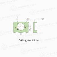 China 35mm Clip On Cabinet Hinge Full Overlay Soft Close 100 Degree Hydraulic Damping for sale