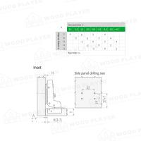 China 35mm Clip On Cabinet Hinge Full Overlay Soft Close 100 Degree Hydraulic Damping for sale