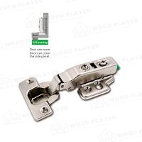 China 35mm Clip On Cabinet Hinge Full Overlay Soft Close 100 Degree Hydraulic Damping for sale
