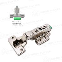 China 35mm Clip On Cabinet Hinge Full Overlay Soft Close 100 Degree Hydraulic Damping for sale