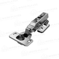 China 35mm Clip On Cabinet Hinge Full Overlay Soft Close 100 Degree Hydraulic Damping for sale