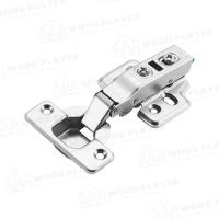 China 35mm Clip On Cabinet Hinge Full Overlay Soft Close 100 Degree Hydraulic Damping for sale