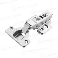 China 35mm Clip On Cabinet Hinge Full Overlay Soft Close 100 Degree Hydraulic Damping for sale