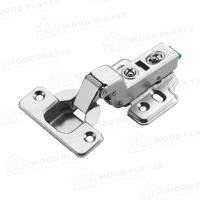 China 35mm Clip On Cabinet Hinge Full Overlay Soft Close 100 Degree Hydraulic Damping for sale