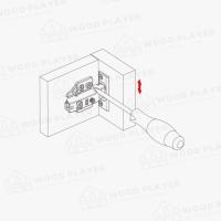 China K5 Series Clip On One Way Soft Closing Hydraulic Hinge 35mm Cup 100 Degree Opening for sale