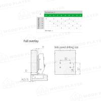 China Stainless Steel 304 Inset Soft Close Kitchen Hinges 35mm Cup Easy Installation for sale