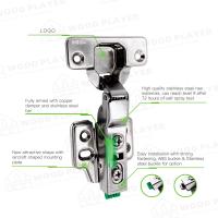 China Stainless Steel 304 Inset Soft Close Kitchen Hinges 35mm Cup Easy Installation for sale