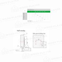 China 12mm Cup Concealed 3D Adjustable Soft Close Door Hinges 35mm Diameter Furniture Hardware for sale
