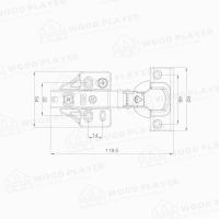 China 12mm Cup Concealed 3D Adjustable Soft Close Door Hinges 35mm Diameter Furniture Hardware for sale