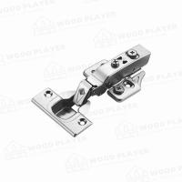 China Stainless Steel 304 Clip On Cabinet Hinge 100 Degree 3D Adjustable for 16-28mm Doors for sale