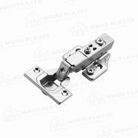 China Stainless Steel 304 Clip On Cabinet Hinge 100 Degree 3D Adjustable for 16-28mm Doors for sale