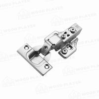 China Stainless Steel 304 Clip On Cabinet Hinge 100 Degree 3D Adjustable for 16-28mm Doors for sale