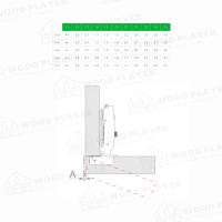 China Stainless Steel 304 Clip On Cabinet Hinge 100 Degree 3D Adjustable for 16-28mm Doors for sale