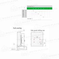 China Stainless Steel 304 Clip On Cabinet Hinge 100 Degree 3D Adjustable for 16-28mm Doors for sale