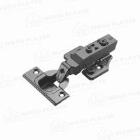 China Clip-on Hydraulic Hinge 35mm Cup 100° Opening Angle Soft Close Cabinet Door Furniture Hardware for sale