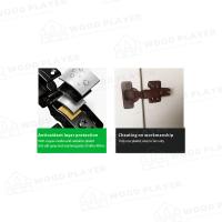 China Clip-on Hydraulic Hinge 35mm Cup 100° Opening Angle Soft Close Cabinet Door Furniture Hardware for sale