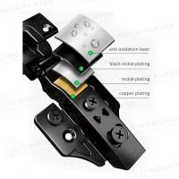 China Clip-on Hydraulic Hinge 35mm Cup 100° Opening Angle Soft Close Cabinet Door Furniture Hardware for sale