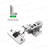 China Clip-on Hydraulic Hinge 35mm Cup 1.2mm Arm Soft Close Cabinet Door Hinge for 15-24mm Door for sale