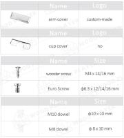 China WPFA-K6-2C Clip-on Hydraulic Hinge 3D Adjustable Soft Close for 16-28mm Cabinet Doors for sale