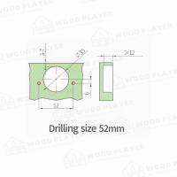 China WPFA-K6-2C Clip-on Hydraulic Hinge 3D Adjustable Soft Close for 16-28mm Cabinet Doors for sale