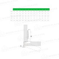China WPFA-K6-2C Clip-on Hydraulic Hinge 3D Adjustable Soft Close for 16-28mm Cabinet Doors for sale