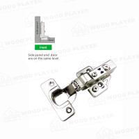 China WPFA-K6-2C Clip-on Hydraulic Hinge 3D Adjustable Soft Close for 16-28mm Cabinet Doors for sale